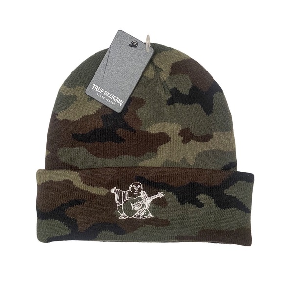 True Religion | Accessories | True Religion Buddha Embroidered Cuffed ...